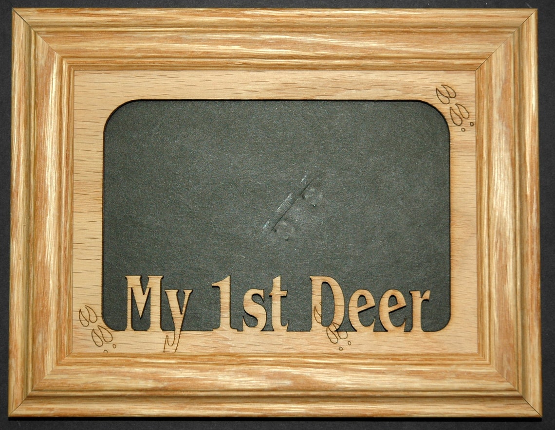 My First Deer Tabletop Picture Frame Holds 4x6 Photo - Etsy