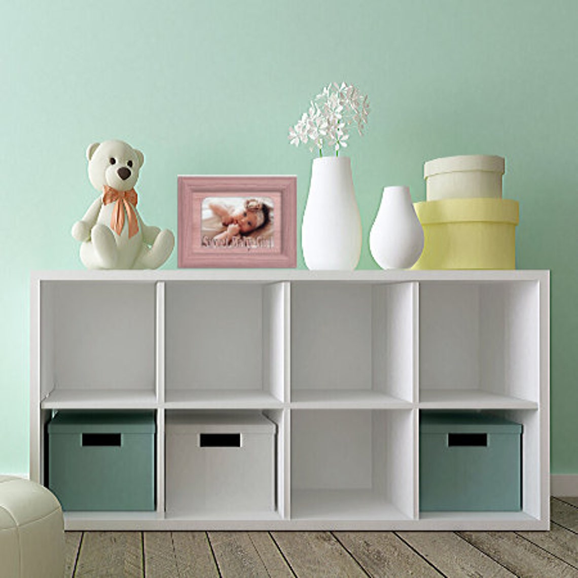 Sweet Baby Girl Baby Picture Frame Home Decor Solid - Etsy