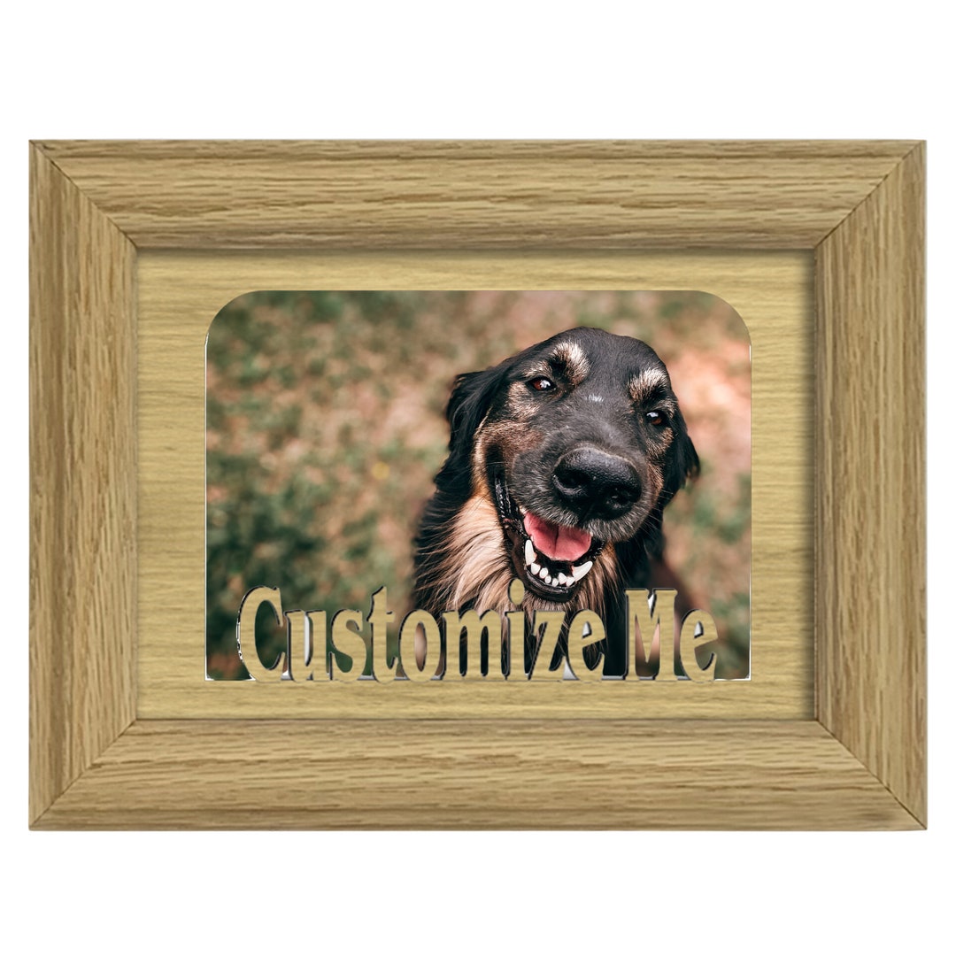 Custom Pet Picture Frame - Dog, Cat, Hamsters, Horse, Etc ...