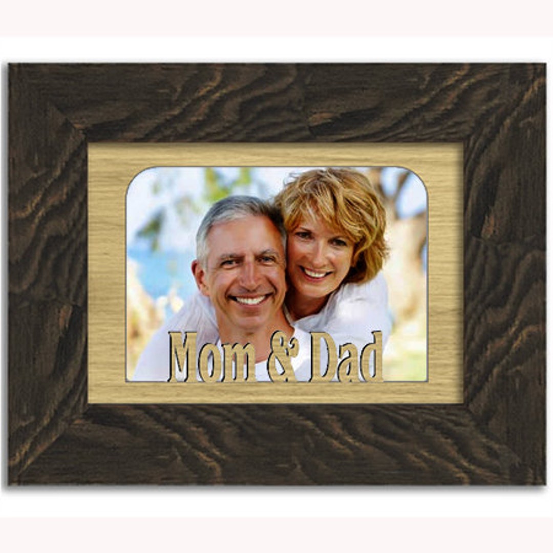 Mom and Dad Tabletop Picture Frame Holds 4x6 Photo Multiple Color ...