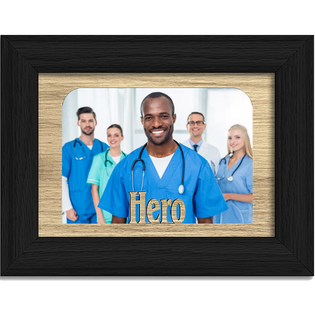 Hero Picture Frame - Holds 4x6 Photo - Multiple Color Options - Etsy