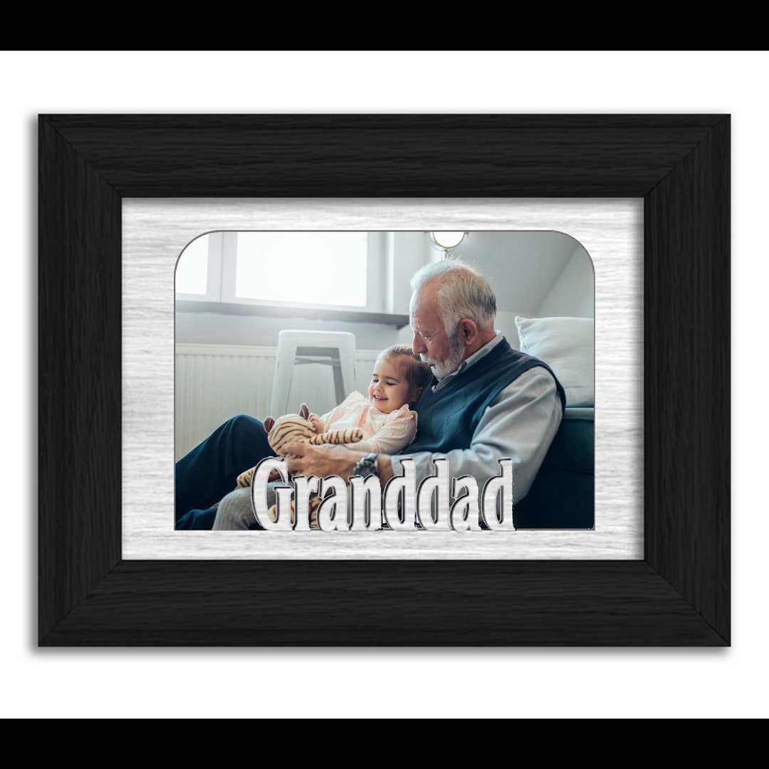 Granddad Picture Frame - Holds 4x6 Photo - Multiple Color Options ...