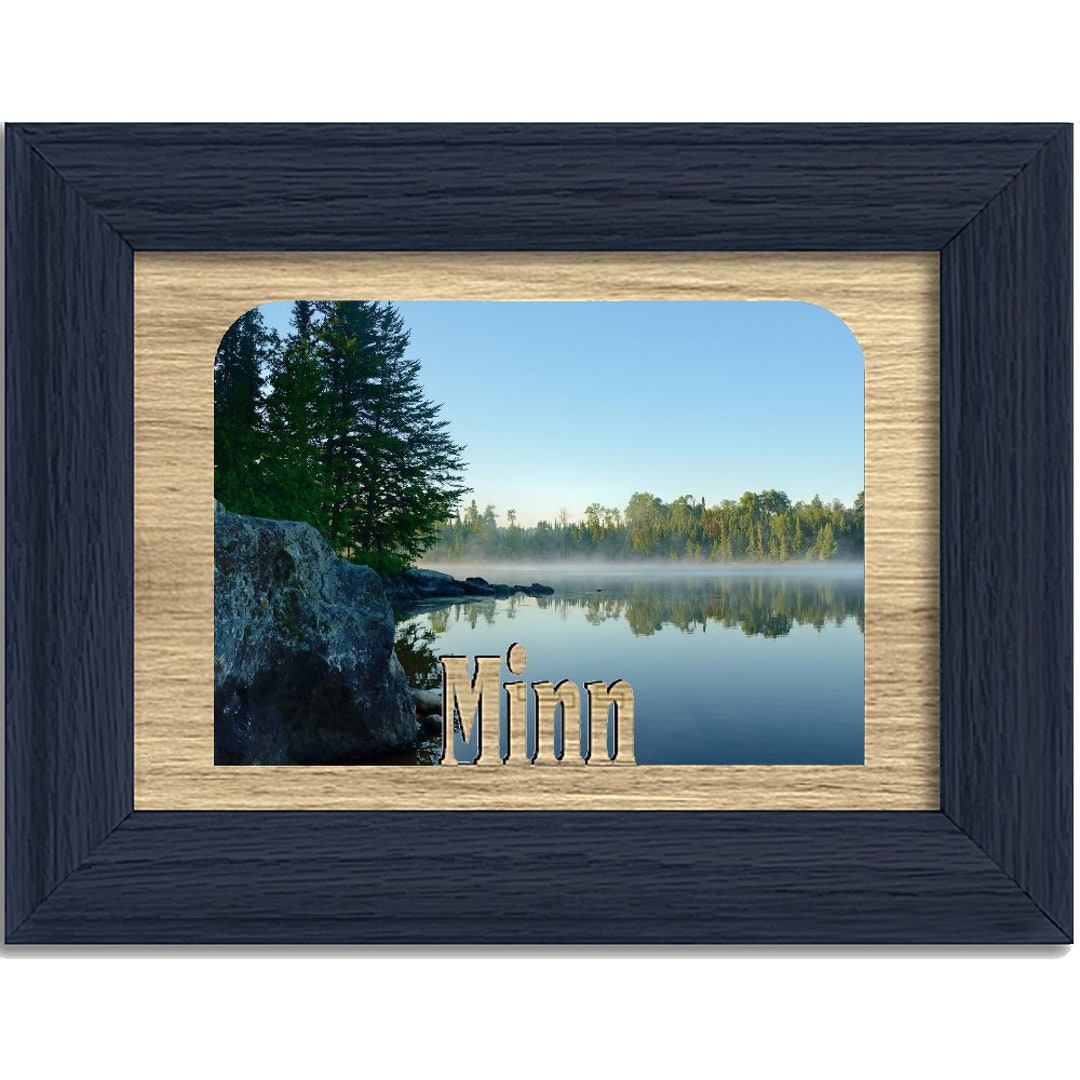 Minn (minnesota) Picture Frame - Holds 4x6 Photo - Multiple Color ...
