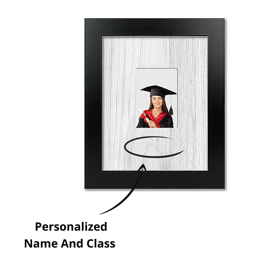 Graduation Guest Book Picture Frame - Personalized With Childs Name and ...