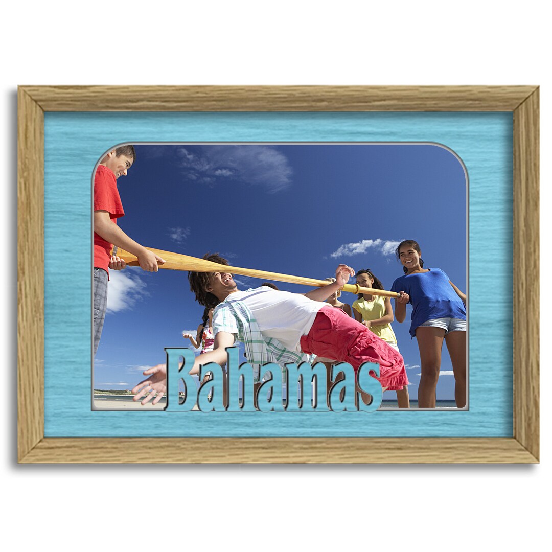 Bahamas - Spring Break Collection Picture Frame - Beach Vacation ...