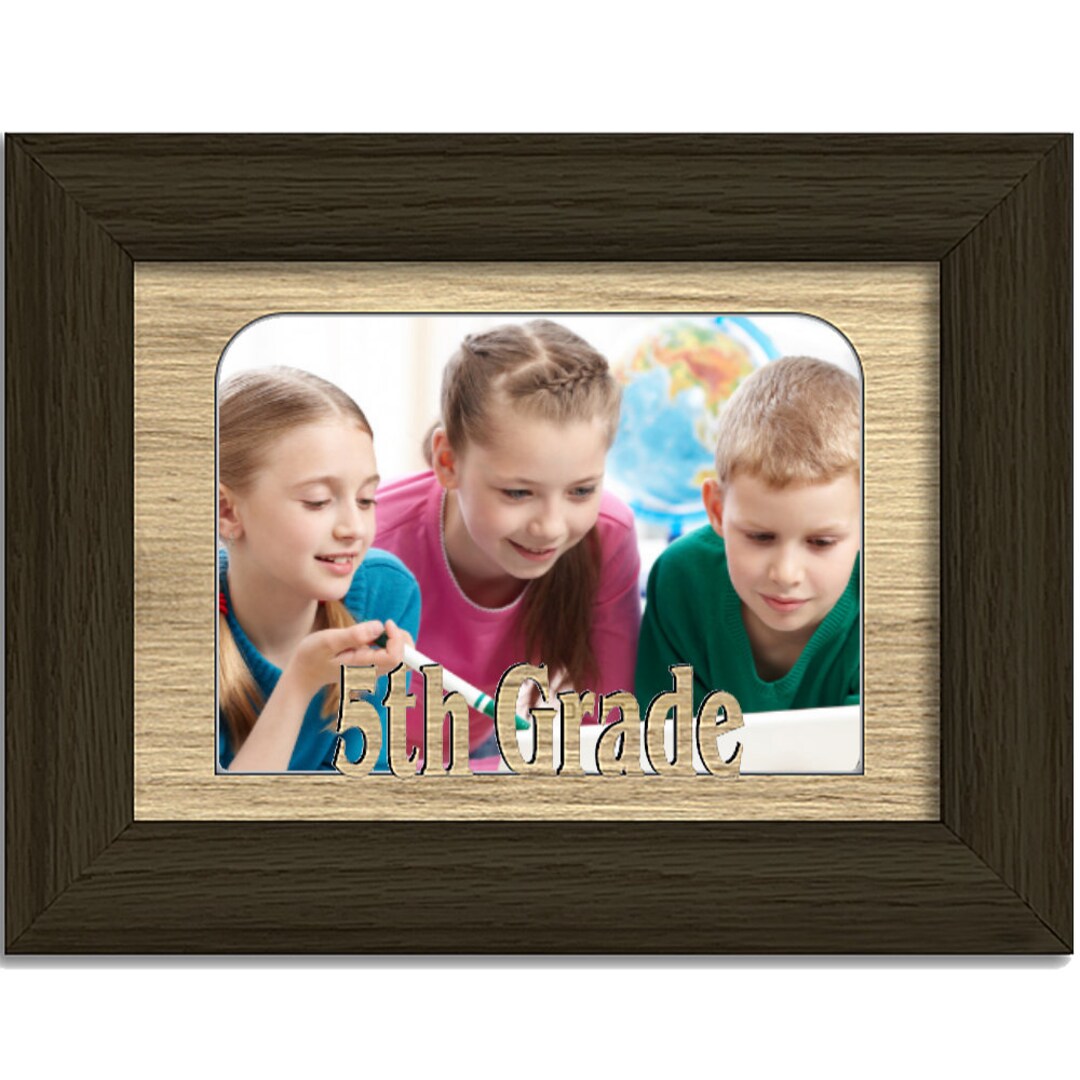 Personalized School Frame 5th Grade Picture Frame - Holds 4x6 Photo ...