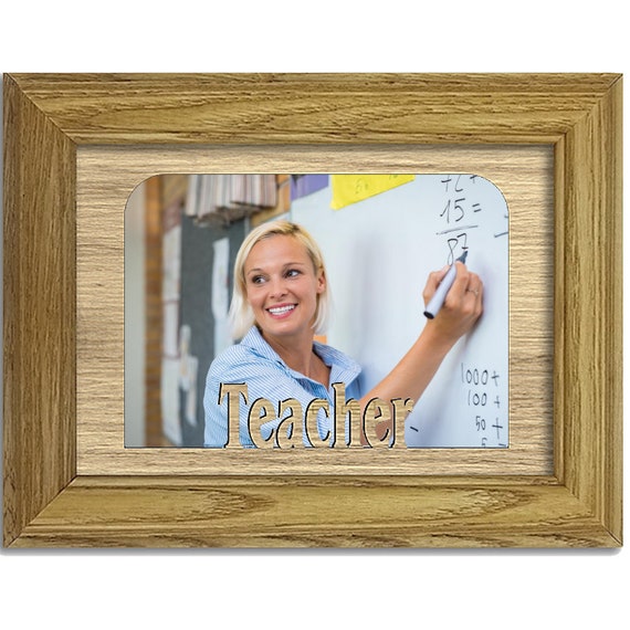 Teacher Picture Frame Holds 4x6 Photo Multiple Color - Etsy