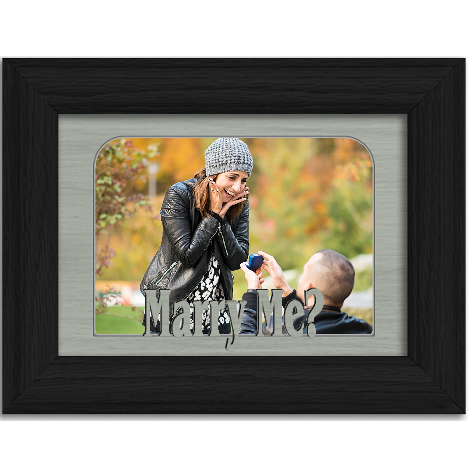 Marry Me Tabletop Picture Frame Holds 4x6 Photo Proposal | Etsy