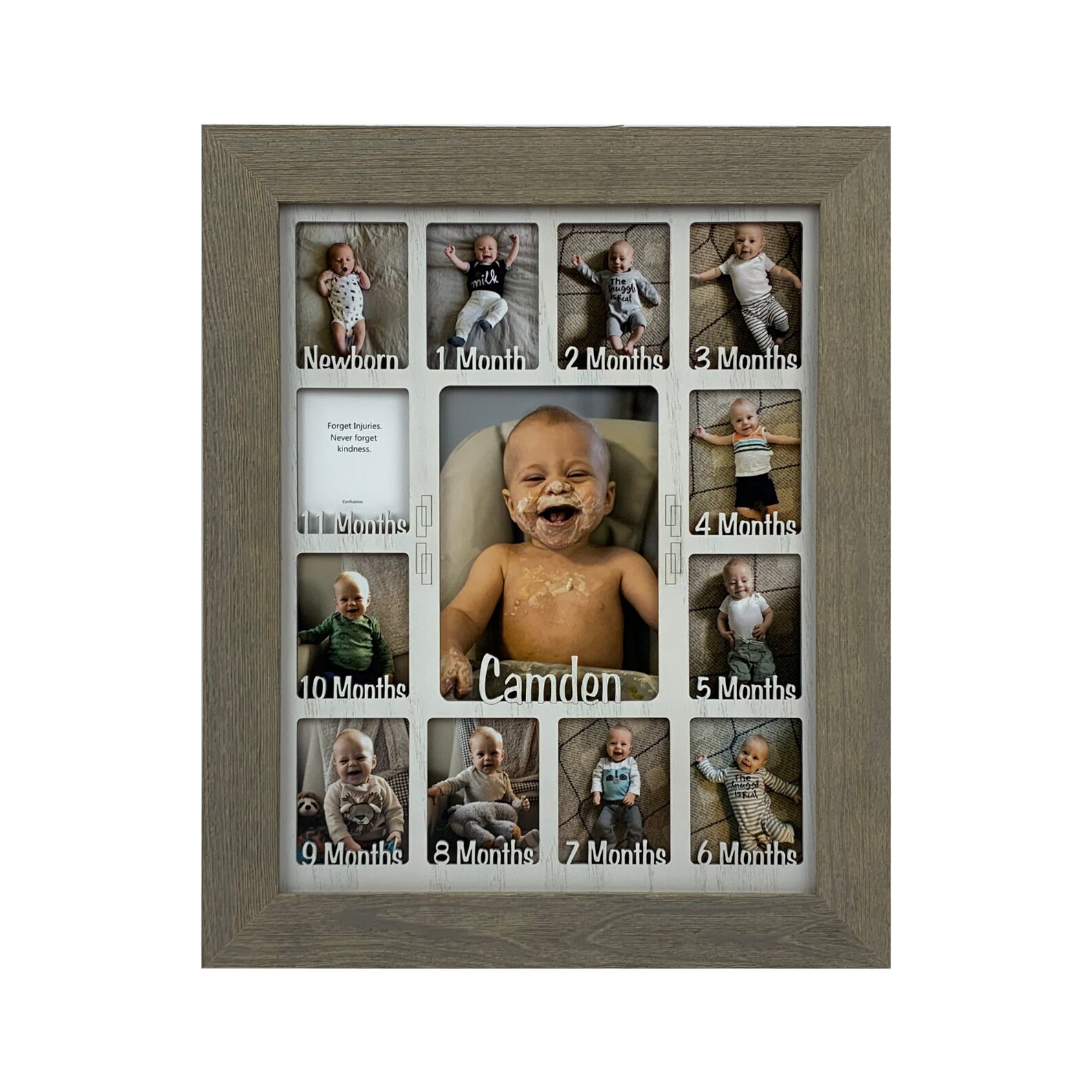 Baby First Year Personalized Frame Holds Twelve 2.5 x | Etsy