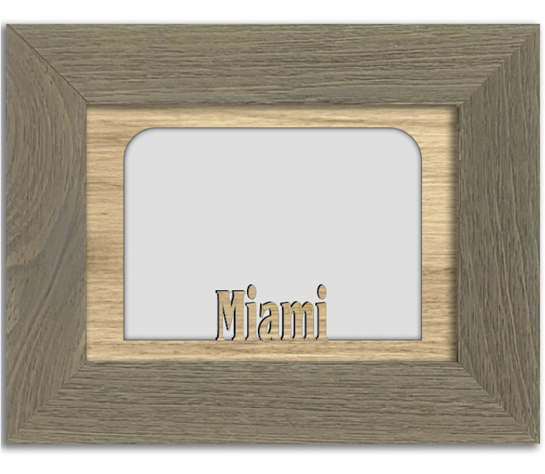 Miami | Floridai | Hometown City Picture Frame | Vacation, Travel ...