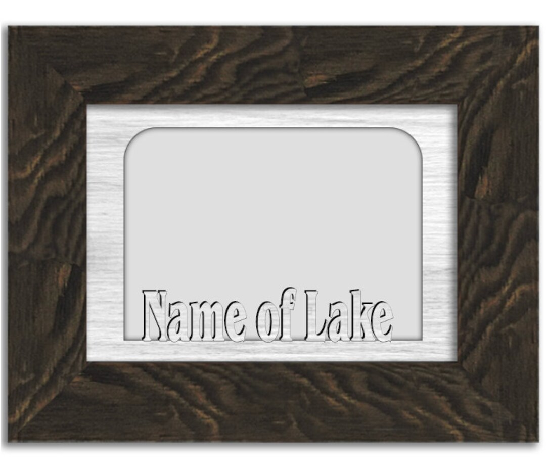 Personalized Lake | Hometown City Picture Frame | Vacation, Travel ...