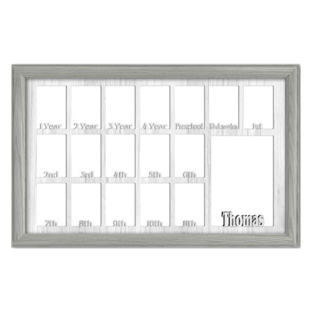 School Years Picture Frame - Full 18 Years - Year 1 to Grad ...