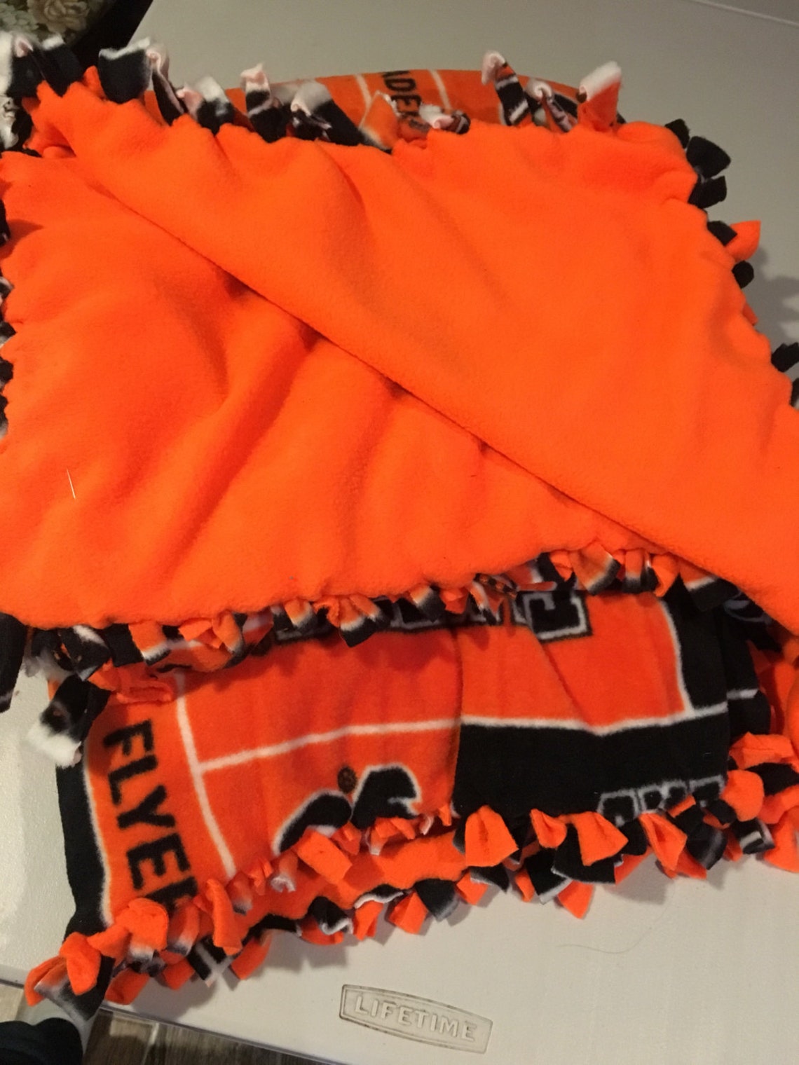 Philadephia Flyers Throw Blanket Husband Gift Flyers | Etsy