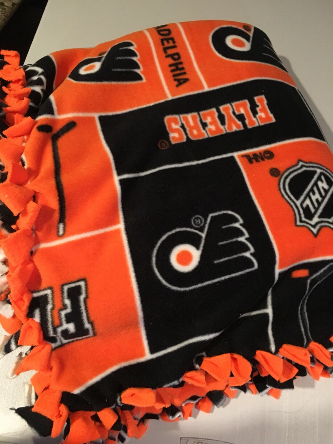 Philadephia Flyers Throw Blanket Husband Gift Flyers - Etsy
