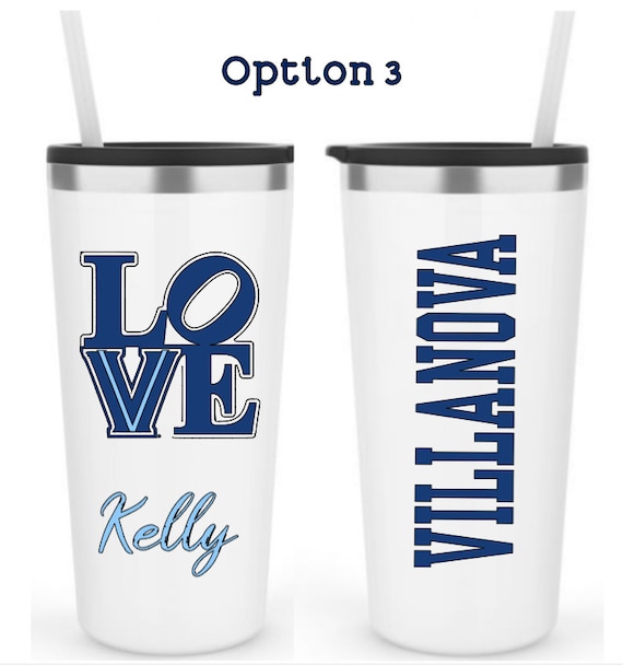 Personalized Villanova With Straw College Gift Birthday - Etsy
