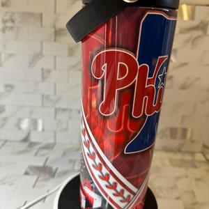 Phillies Water Bottle, Personalized Phillies Tumbler, Gift for Dad ...