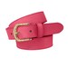 Leather Belt Colour Hot Pink Ladies Nappa Leather Soft Grained Full ...