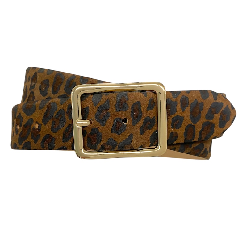 Leopard Print Belt - Etsy