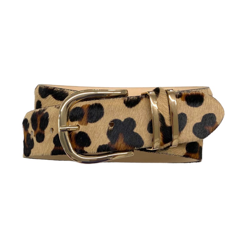 Leopard Print Belt - Etsy