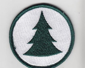 Pine Tree and Cone Patch Embroidered Nature Patch | Etsy