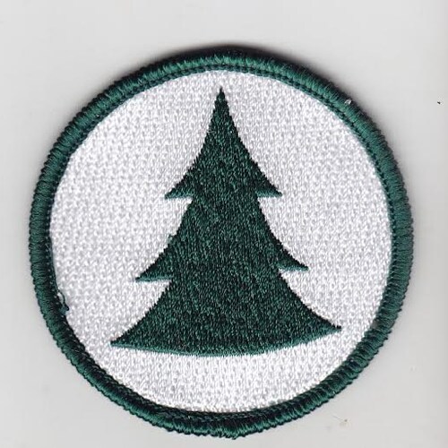 Pine Tree Applique Patch Evergreen Conifer Badge 2.25 - Etsy