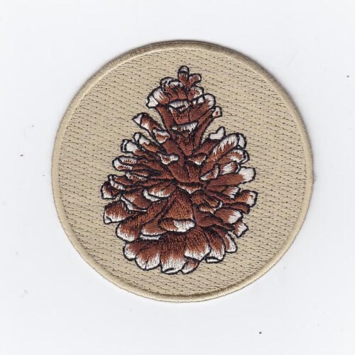 Pine Cone Nature Patch Made in the USA Nature Lovers Earth - Etsy