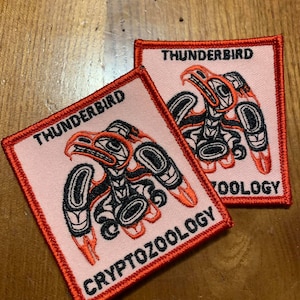 Thunderbird Cryptozoology Cryptic Patch - FCO Cryptid Series - Etsy
