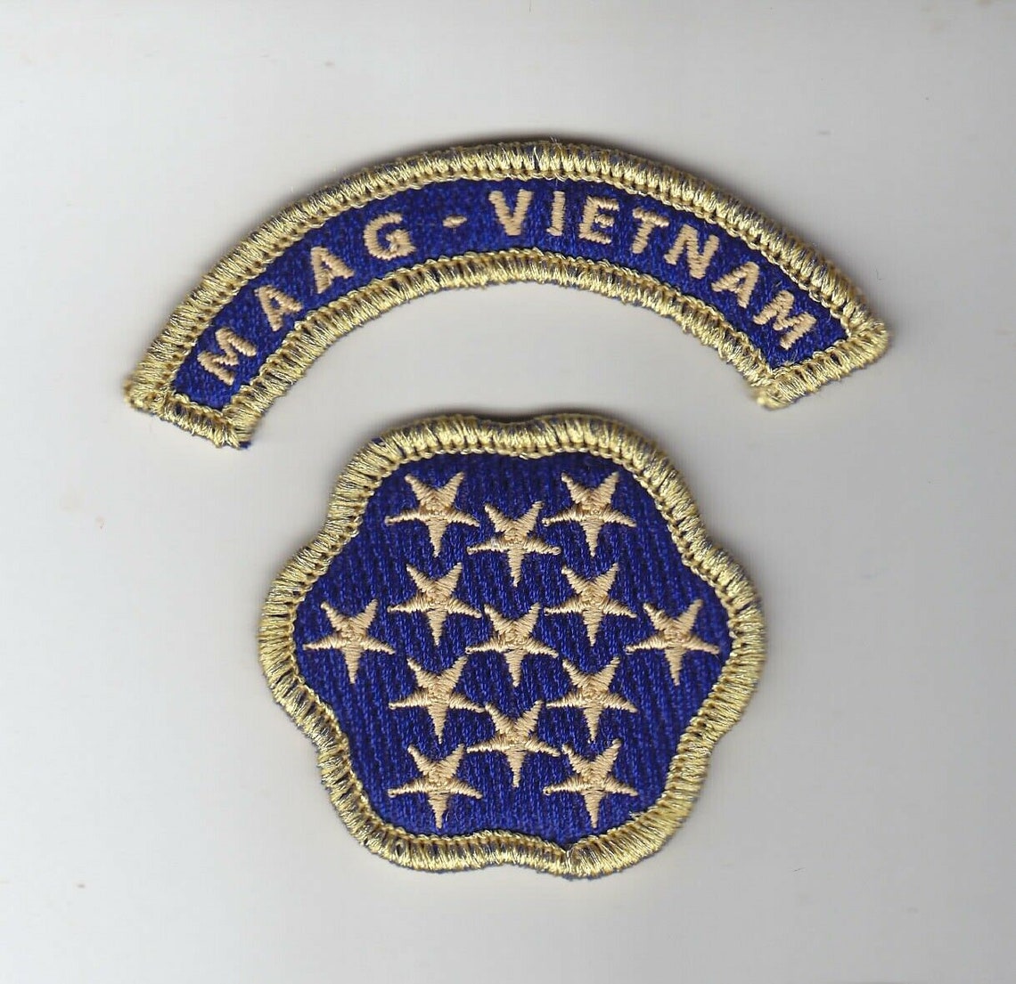 Vintage Two Piece Vietnam War MAAG Vietnam Shoulder Patch - Etsy