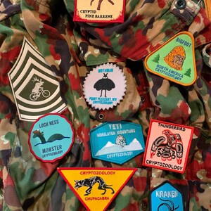 Loch Ness Monster Cryptozoology Embroidered Cryptid Patch - Etsy