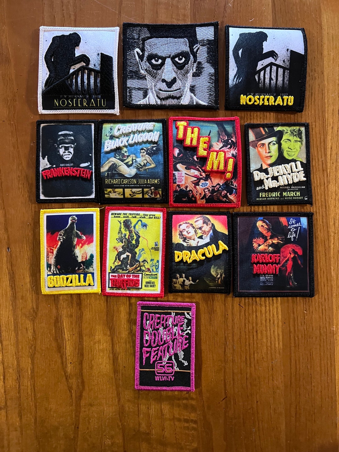 Sci-fi Science Fiction Classic Horror Film Movie Patch Set - Etsy