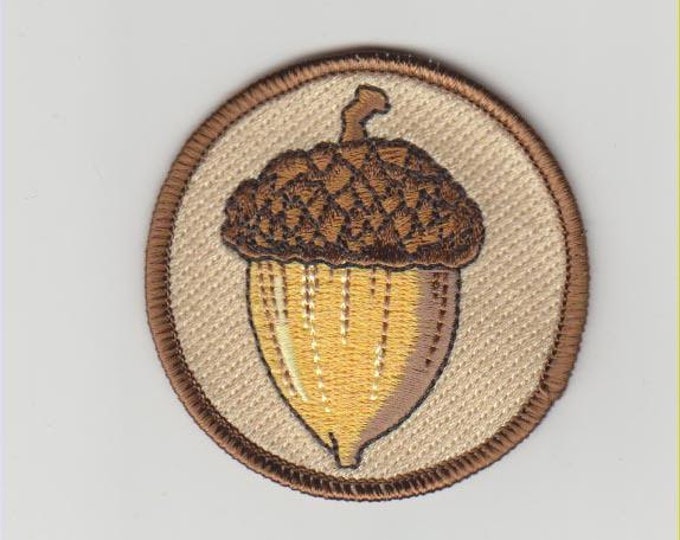 Acorn Nature Embroidered Patch - Etsy