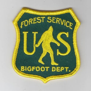 US Forest Service Bigfoot Department Sasquatch Cryptid Mystery ...