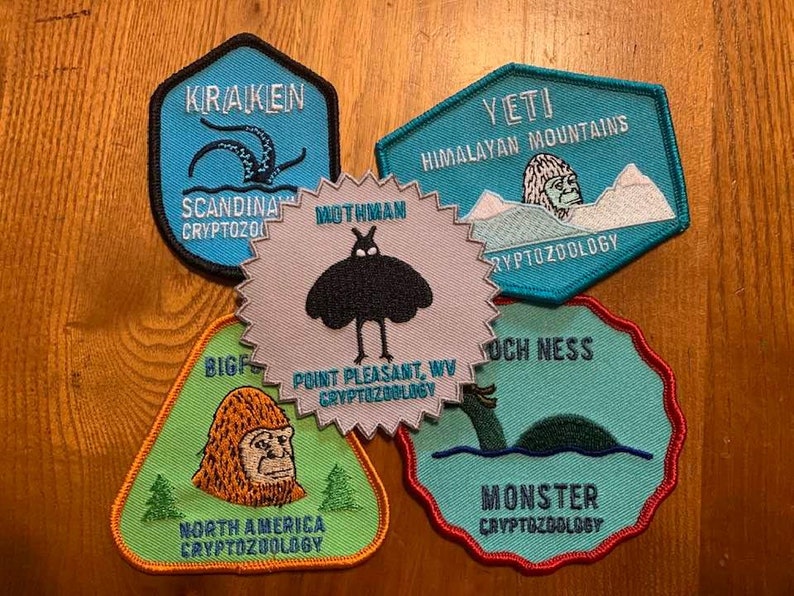 Loch Ness Monster Cryptozoology embroidered cryptid patch | Etsy