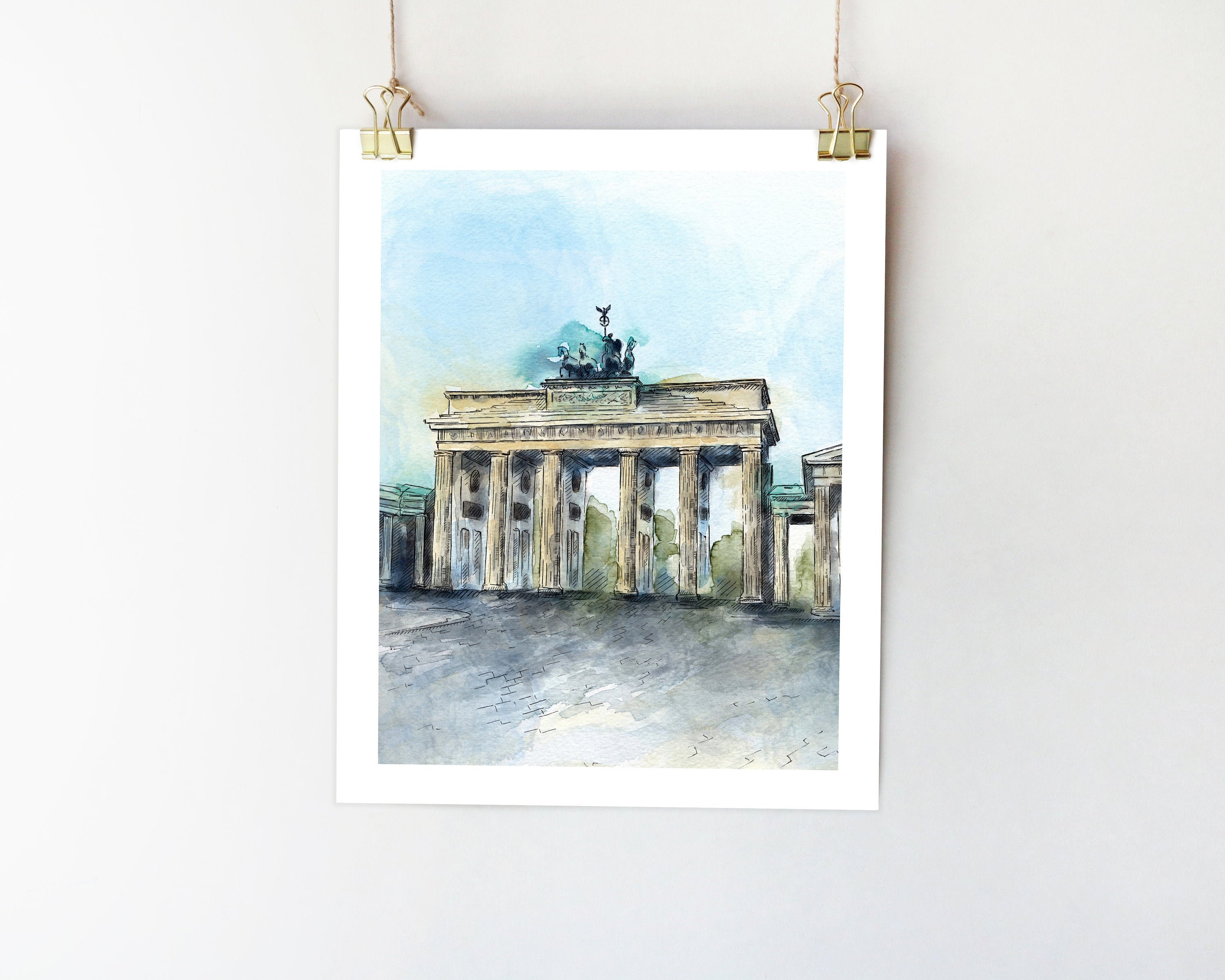 Berlin poster. Berlin print. Germany poster. Berlin art. | Etsy