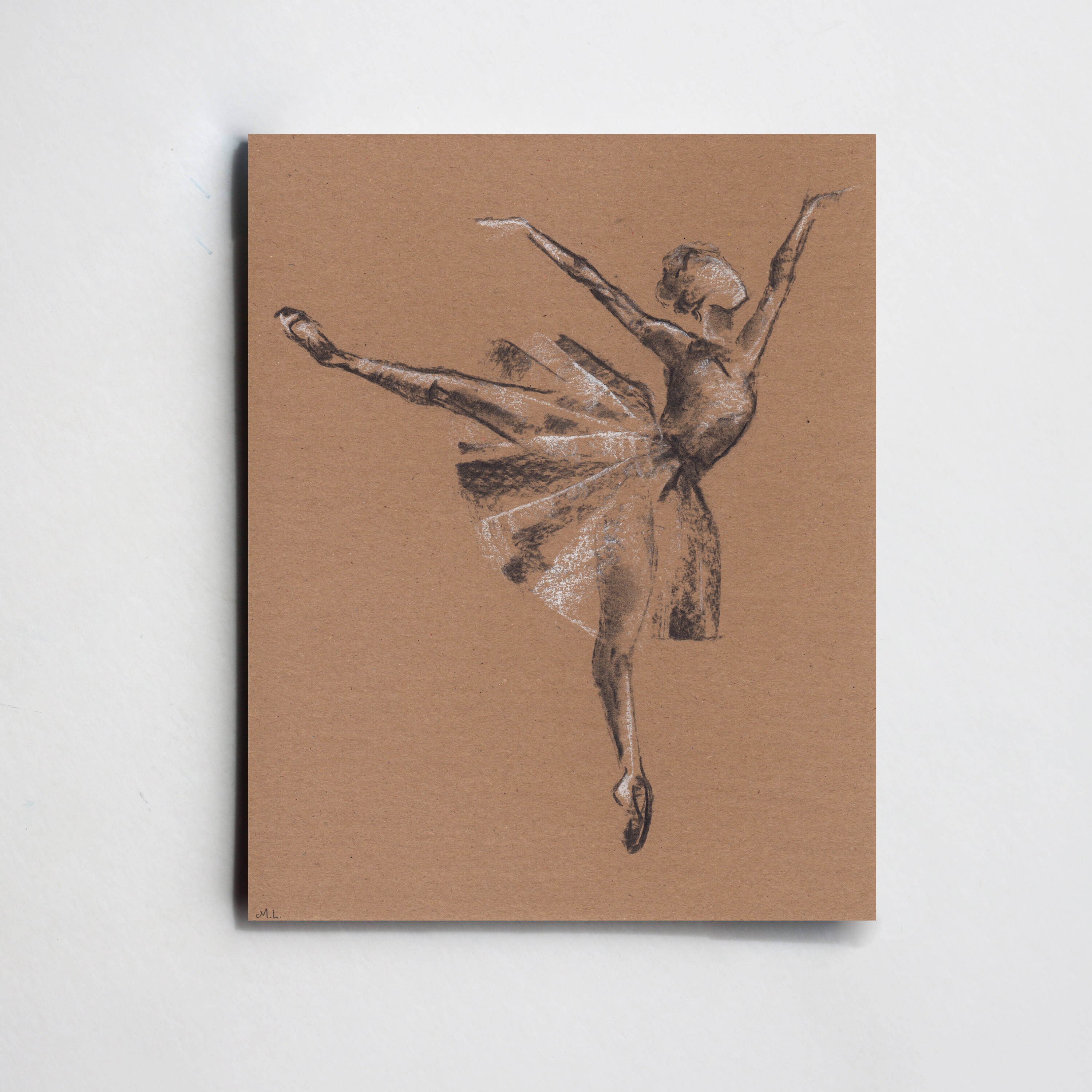 Sketch of a Ballerina. Ballet art. Ballerina illustration. | Etsy