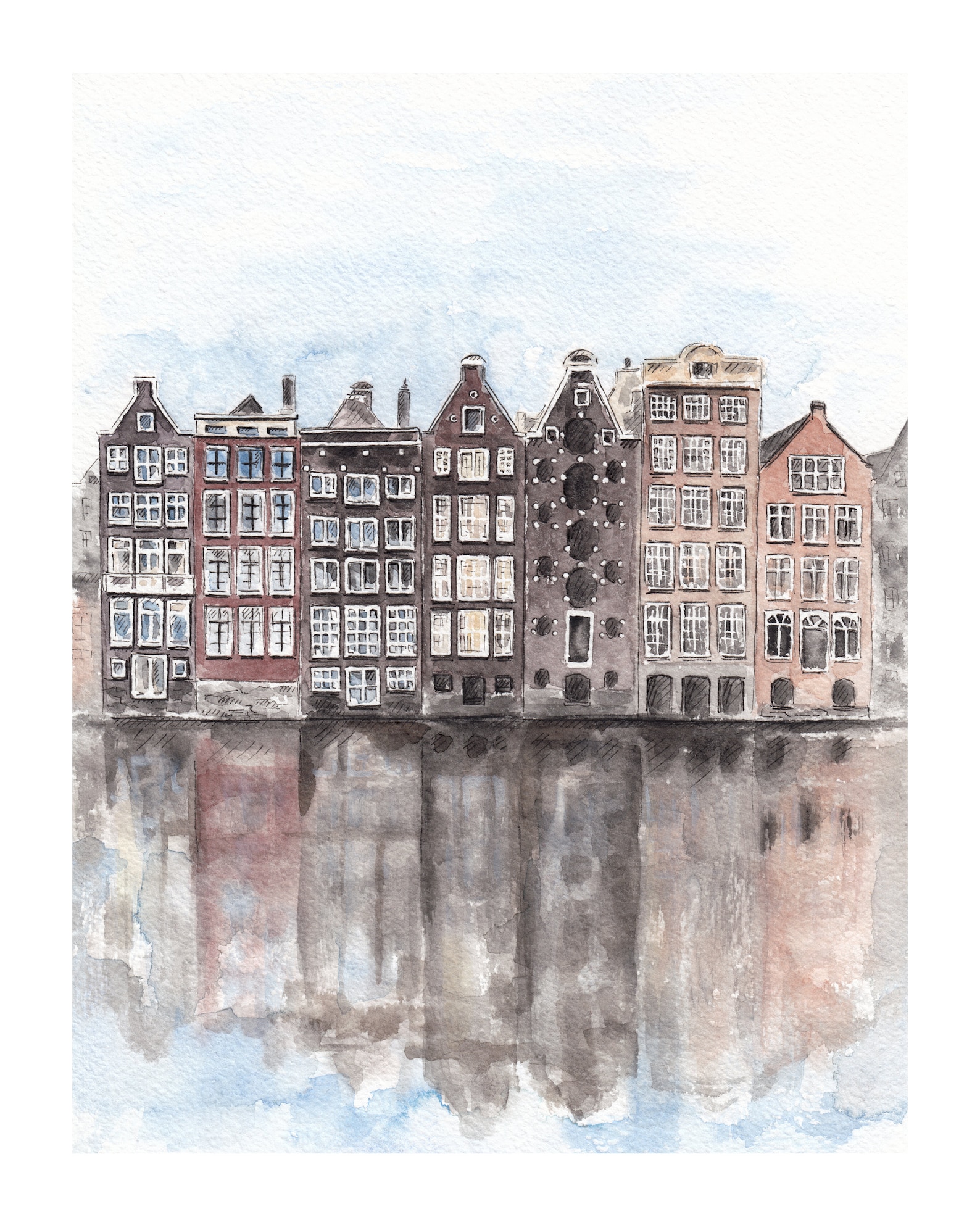 Amsterdam Print Amsterdam City Art Europe Wall Art Travel - Etsy