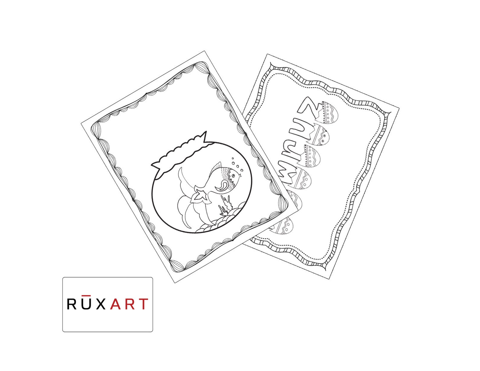 Nowruz Printable Coloring Pages Set of 4 Printable - Etsy