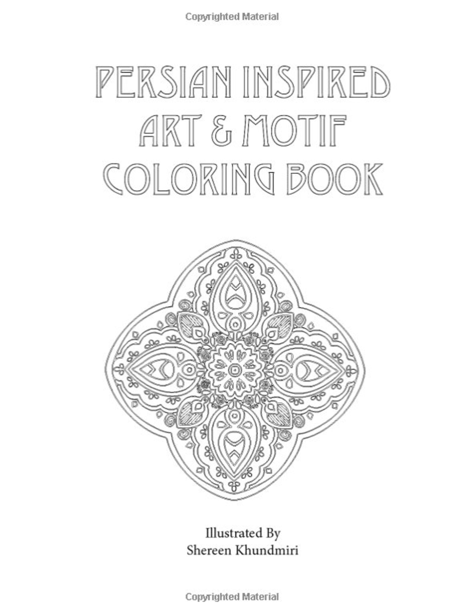 Persian Art Coloring Book: Kids & Adults, 25 Hand-drawn Pages - Etsy