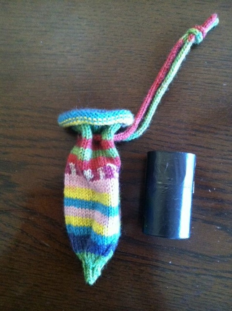 Dog Poop Bag Dispenser, Hand Knit, - Etsy