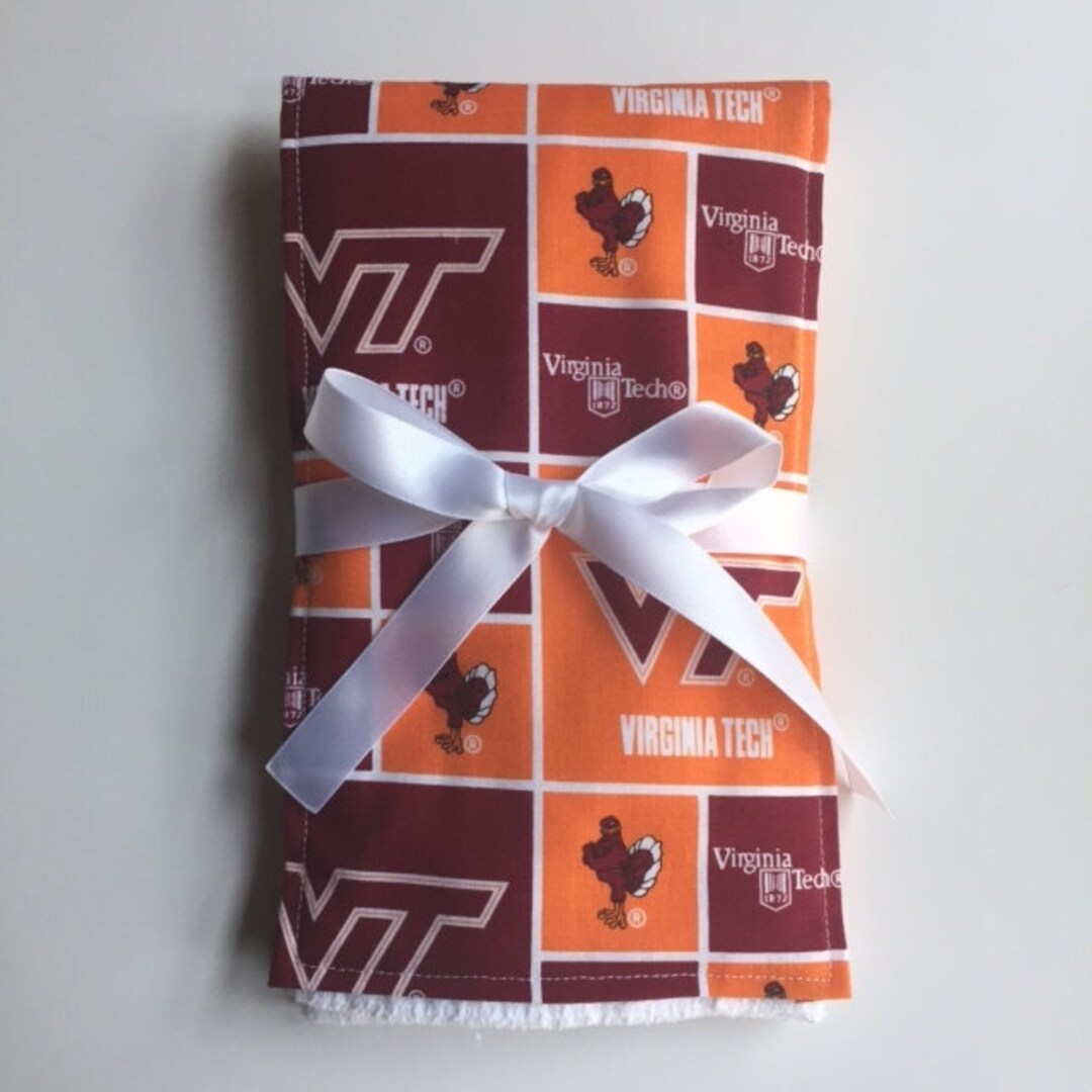 Virginia Tech Diaper Burp Cloth, Hokies Baby Gift, VT Baby, Cloth ...