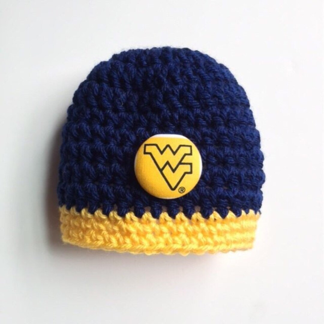 University of West Virginia Baby Hat - Etsy