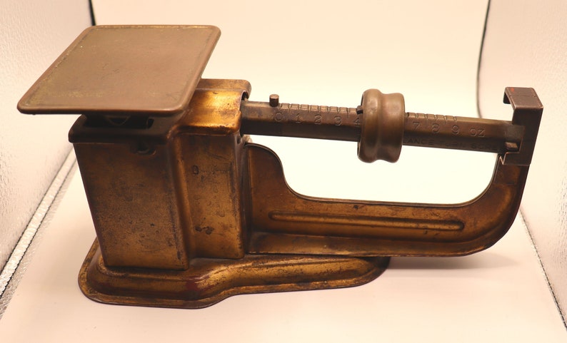Vintage Late 19th Century Triner Industrial Brass Postal Scale, Chicago ...