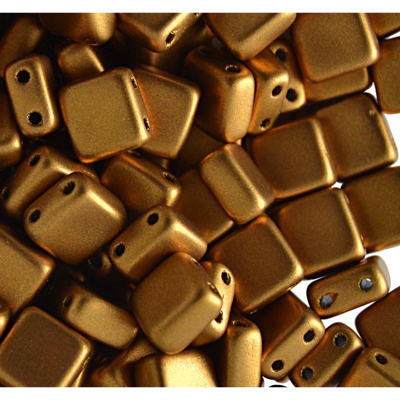 Czech Tile Beads - Etsy