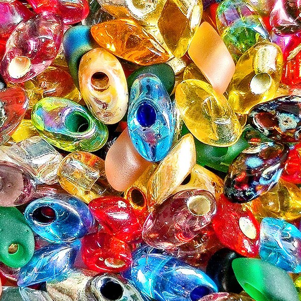 Long Magatama Beads - Etsy