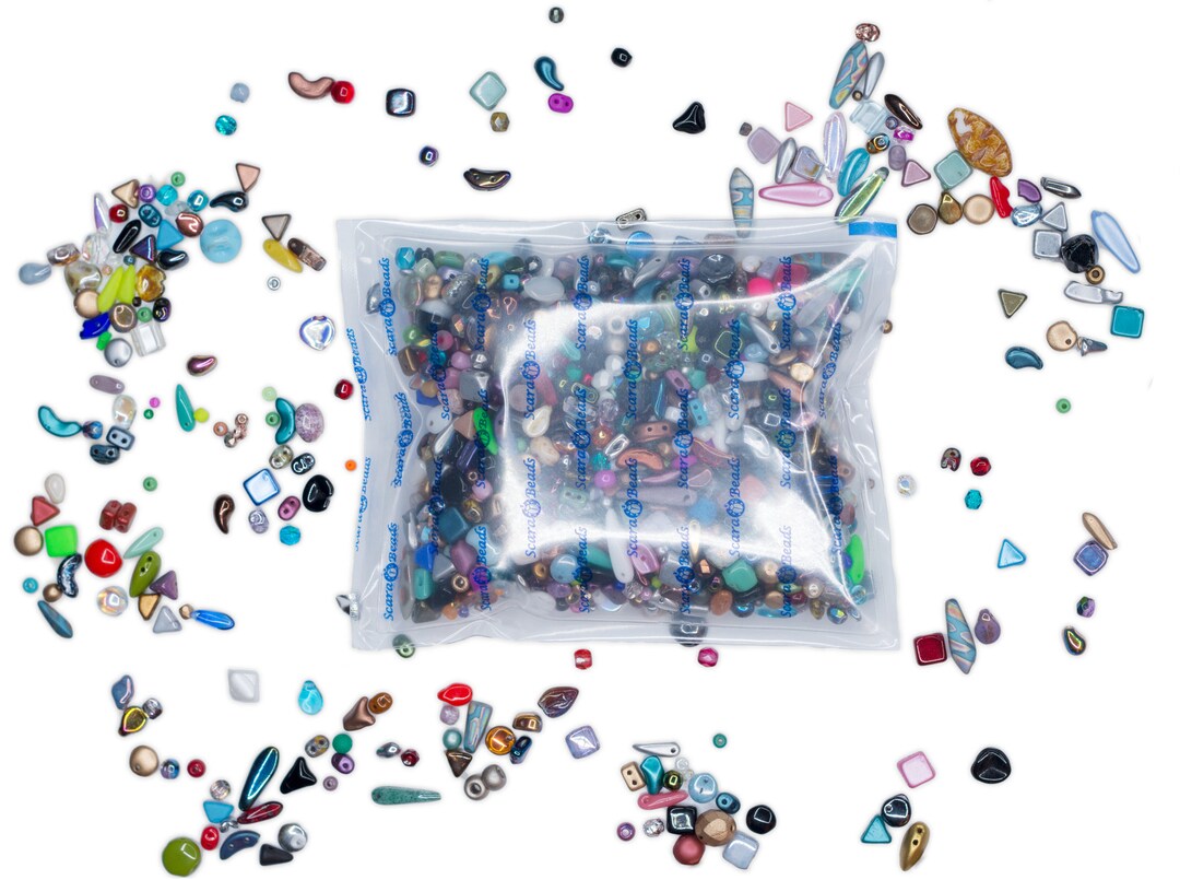 40g Mix Glass Beads Bad Quality, Different Shapes and Sizes (MIX011) - Etsy