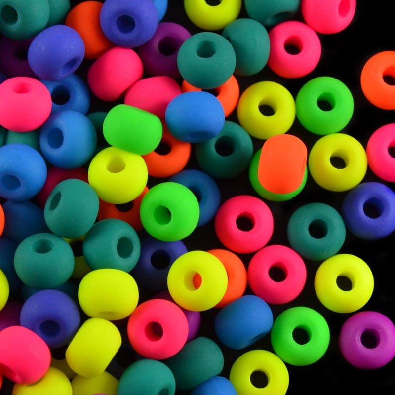 Neon Pony Bead Mix - Etsy UK