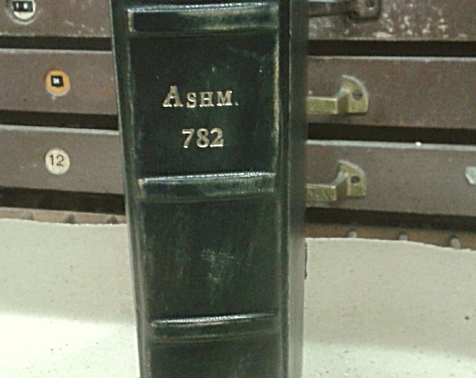 Ashmole 782 Replica, Prop, a Discovery of Witches, Genuine Leather ...