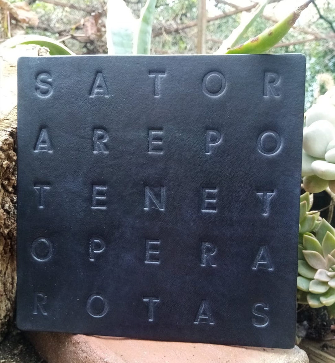 SATOR Magic Square- Quadrato Magico- Genuine Leather Engraved - Etsy