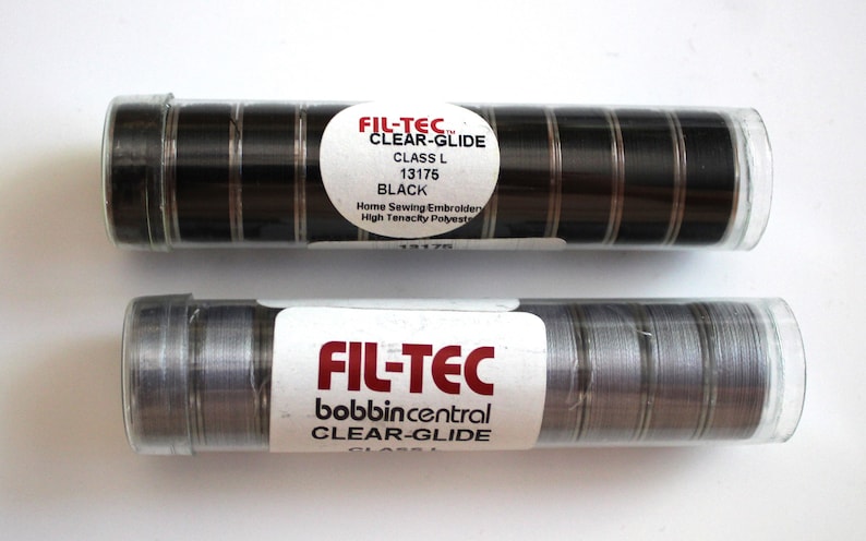 Fil-tec Clear Glide Class L Pre-wound Bobbons Light Grey or Black - Etsy