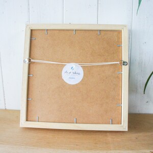 Paradise Frame 25x25cm(10"), Blue Turquoise Seaside Glass Framed ...